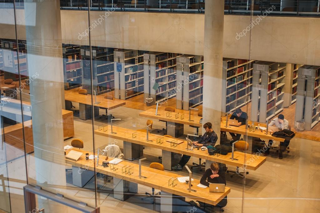 Black Diamond Library interior – Stock Editorial Photo © sashk0 #101464328