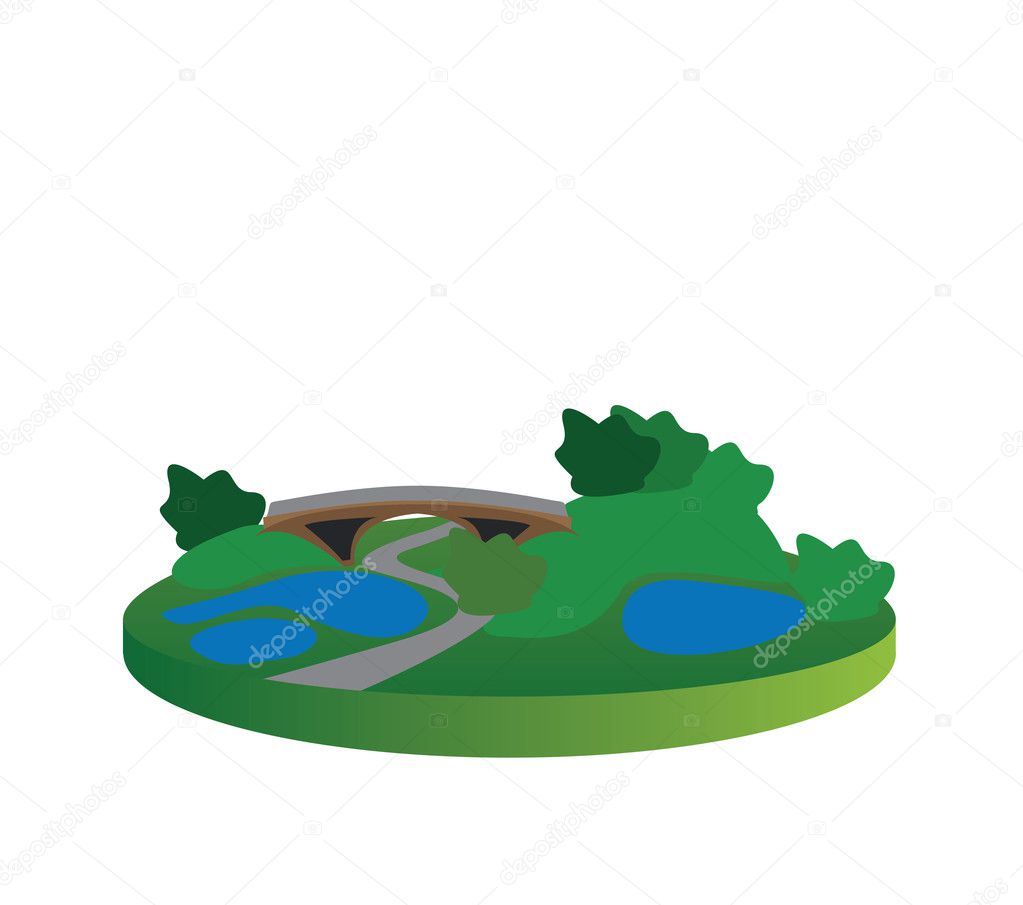 Green park design Stock Vector by ©Sky-Designs 99495792