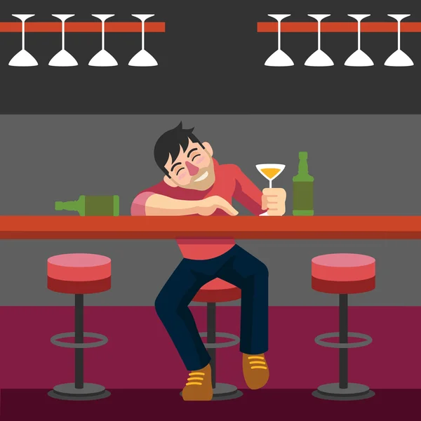 Drunk man cartoon Stock Vectors, Royalty Free Drunk man cartoon ...