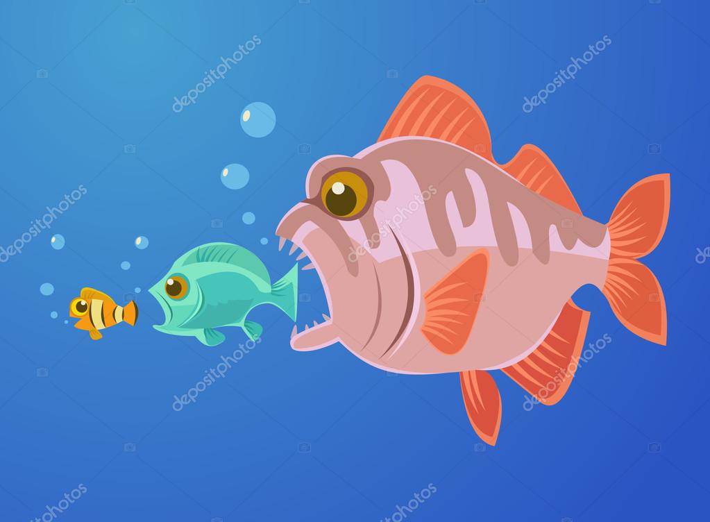 Fish Eating Smaller Fish