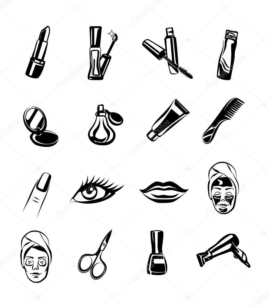 Makeup Silhouette Vector