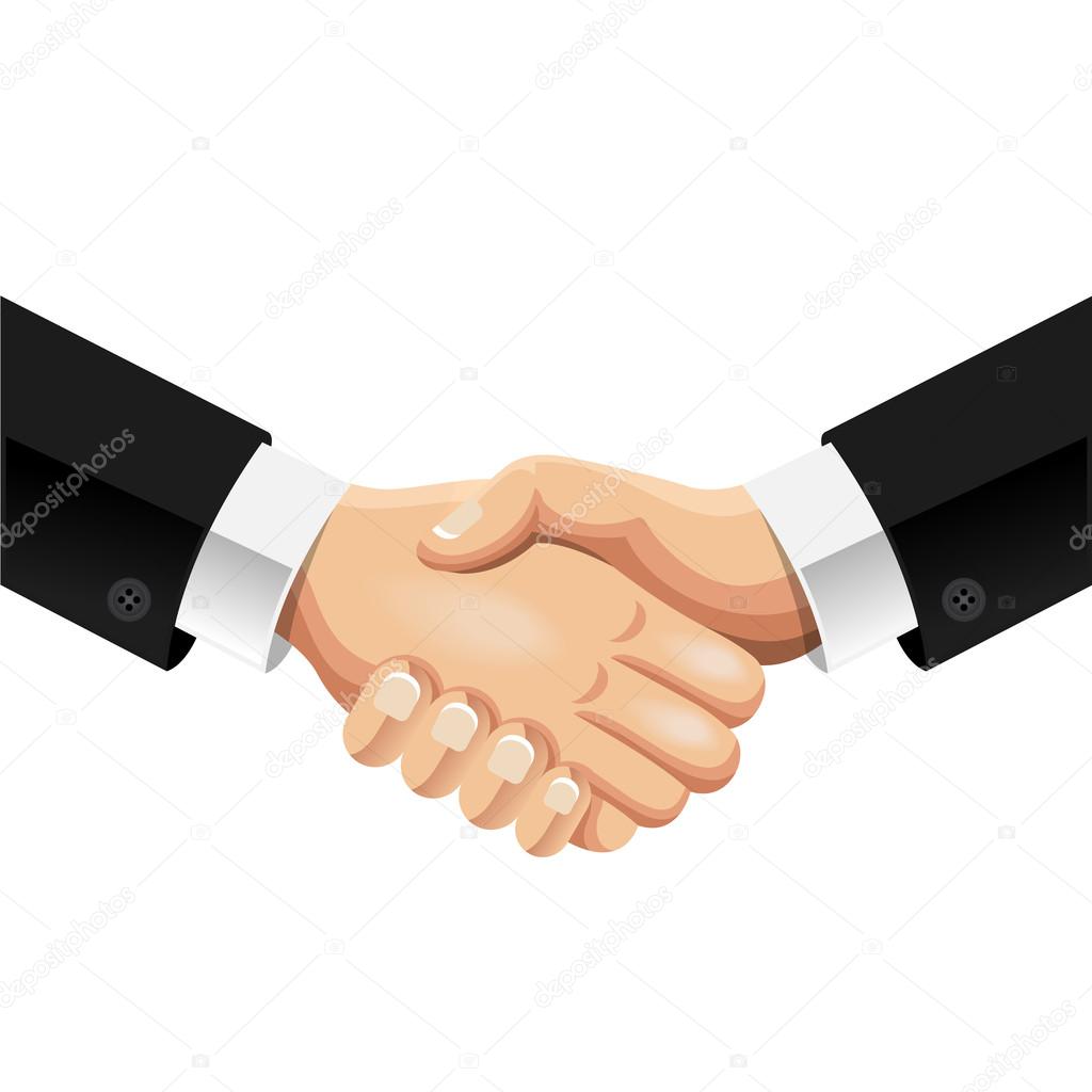 Vector apretón de manos ilustración Vector de stock #65817287 de ...