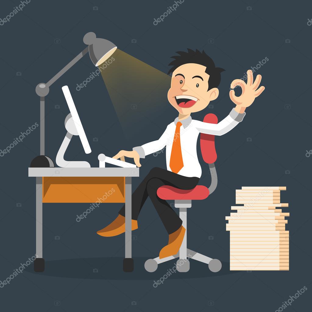 Good work. Vector flat illustration — Stock Vector © prettyvectors ... Good work. Vector flat illustration — Stock Vector © prettyvectors ...