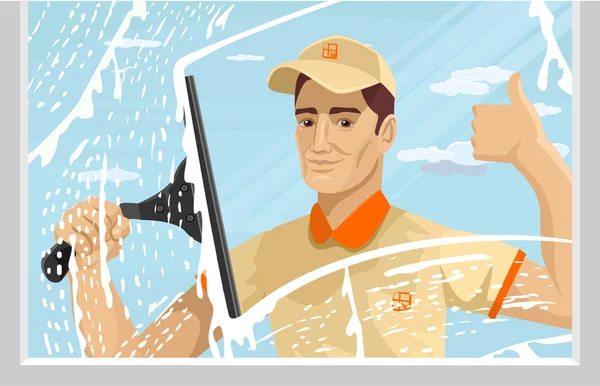 13,791,353 Cartoon man cleaning Vector Images | Depositphotos