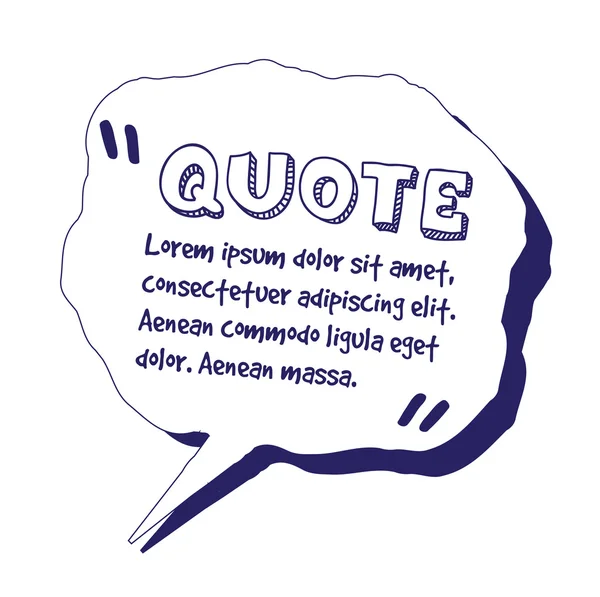 5,202 Cartoon quote bubble Vector Images | Depositphotos