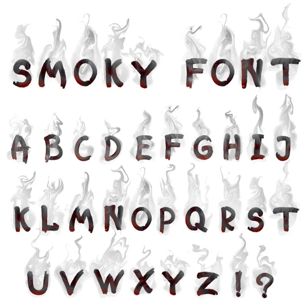 Smoke letters Vector Art Stock Images | Depositphotos
