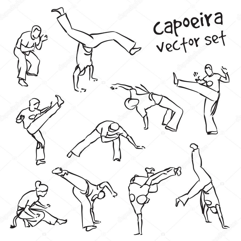 Capoeira set Stock Vector by ©Lemuur 64826597