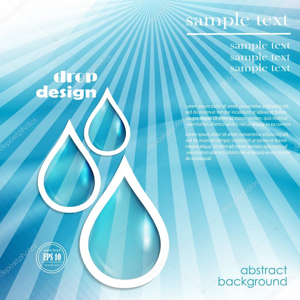 Drop design water Stock Vector by ©nemetse 104133602