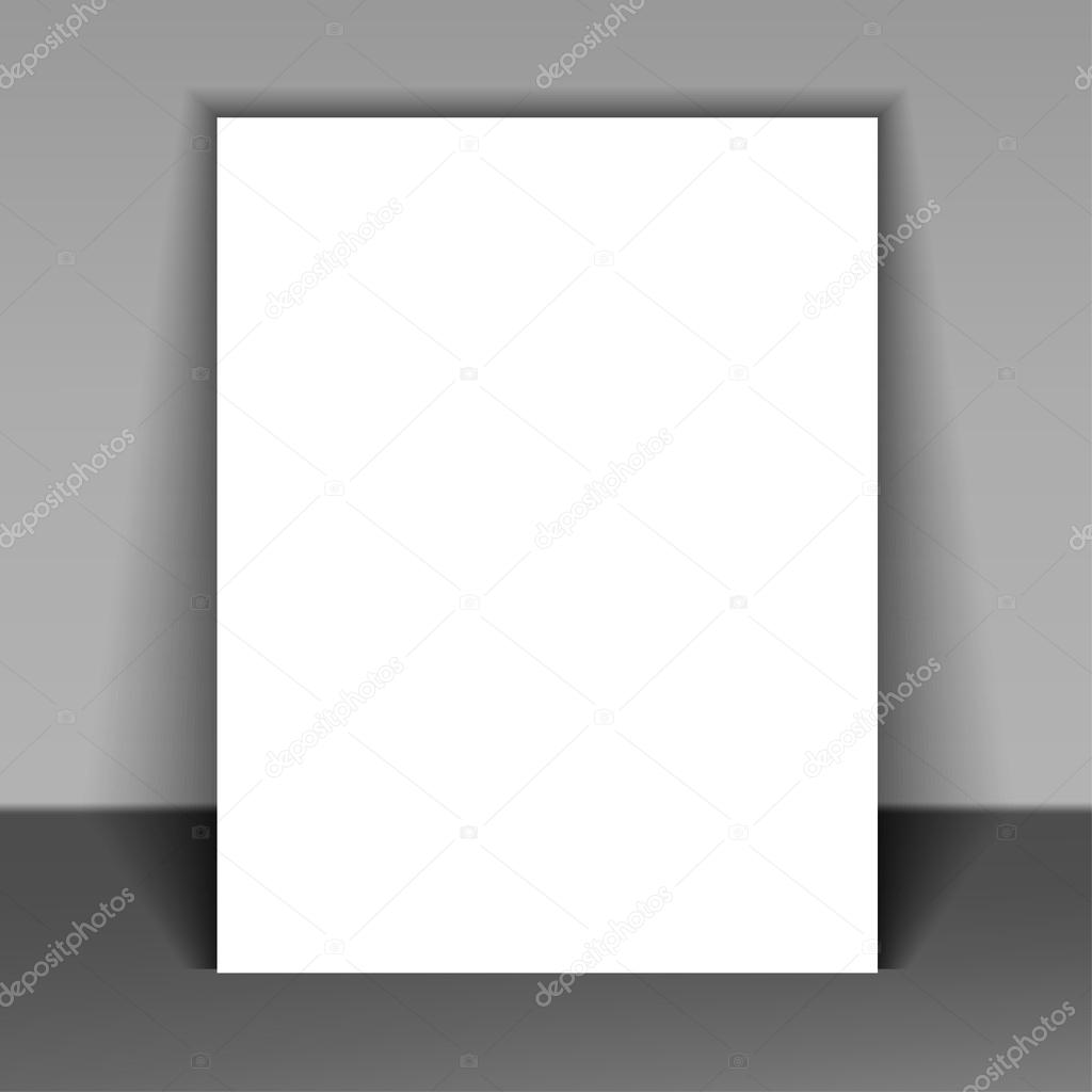 Empty flyer — Stock Vector © nemetse #63698485