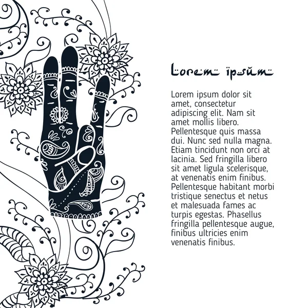 Prithivi mudra hand Stock Vector Image by ©RaSveta #92640308