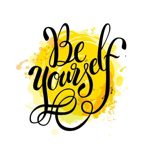Be yourself Vector Art Stock Images | Depositphotos