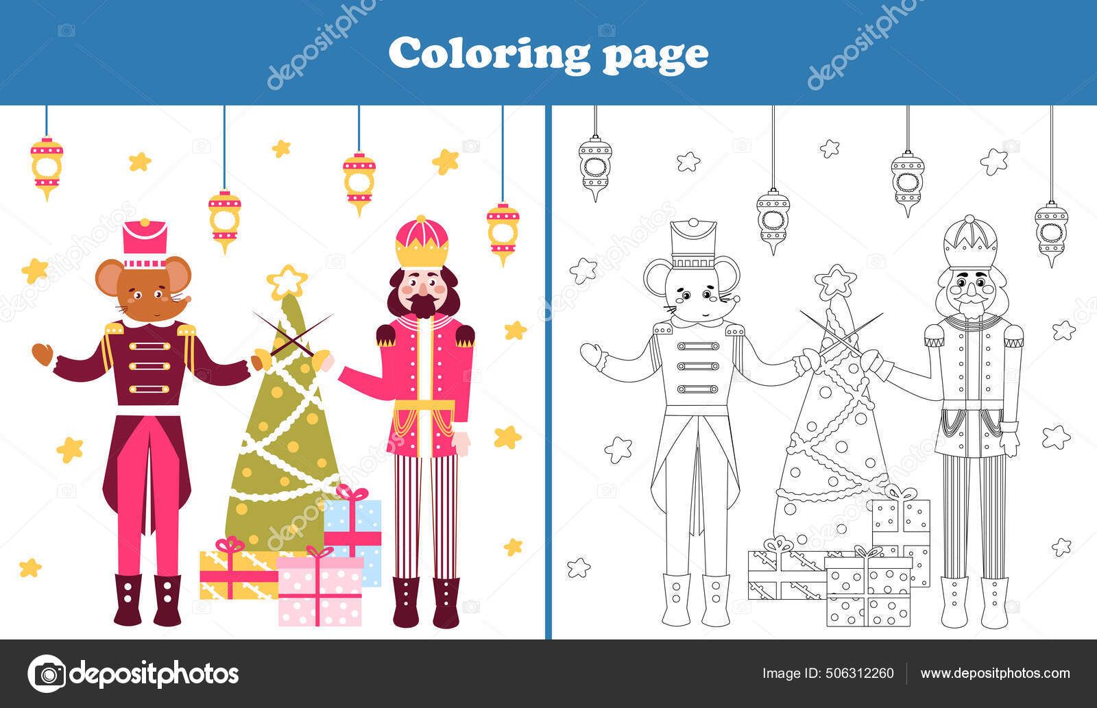 Christmas Nutcracker Coloring Pages