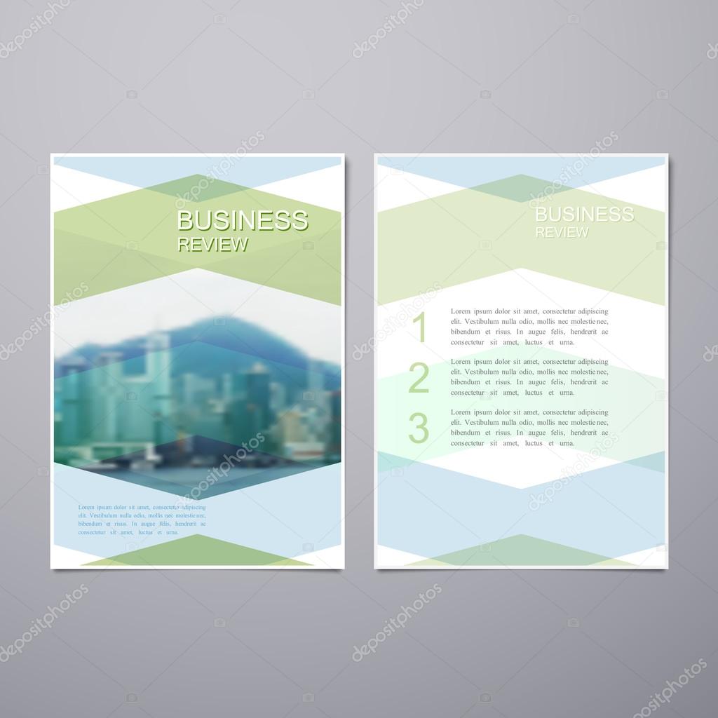 Business Review Brochure Stock Vector Image by ©maximmmmum #113515116
