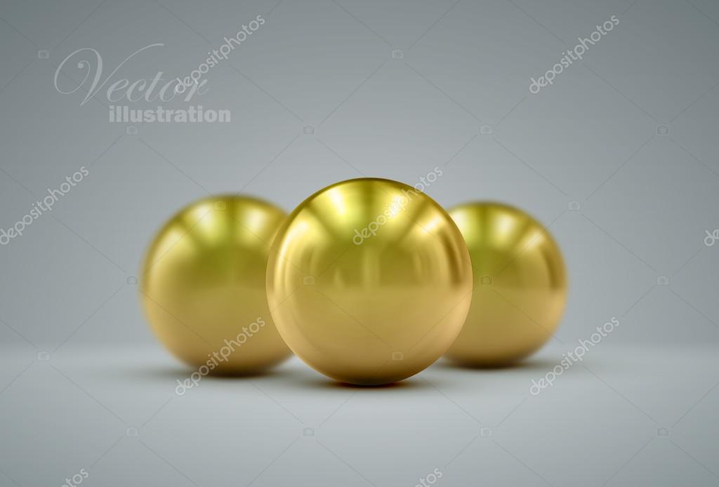 3D golden spheres Stock Vector Image by ©maximmmmum #90876818
