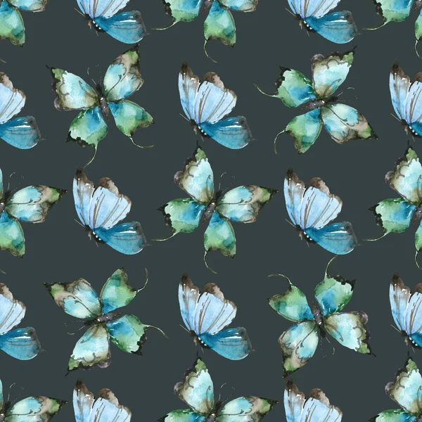 seamless pattern of butterflies collection of colorful butterflies for ...