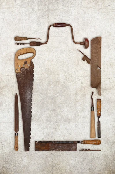 Collage fo hand tools — Stock Photo © fuzzbones #6239203