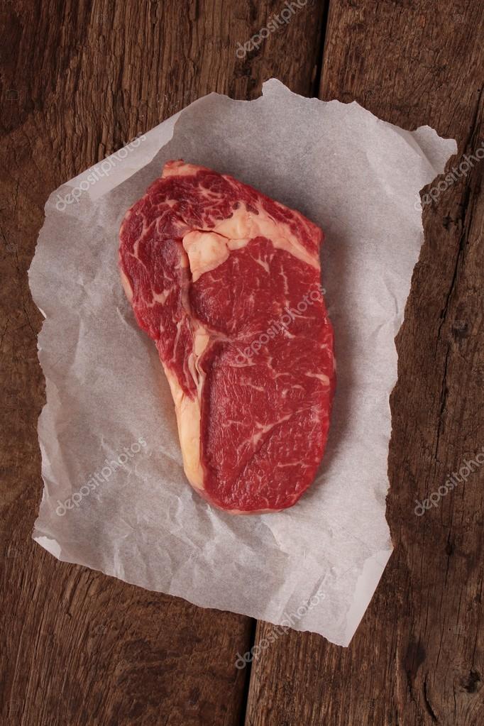 Prime aged rib eye steak — Stock Photo © neillangan #89691338