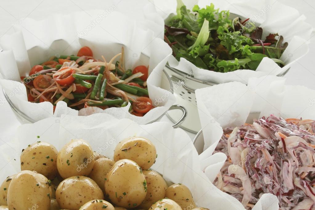 Healthy buffet selection Stock Photo by ©neillangan 99994098