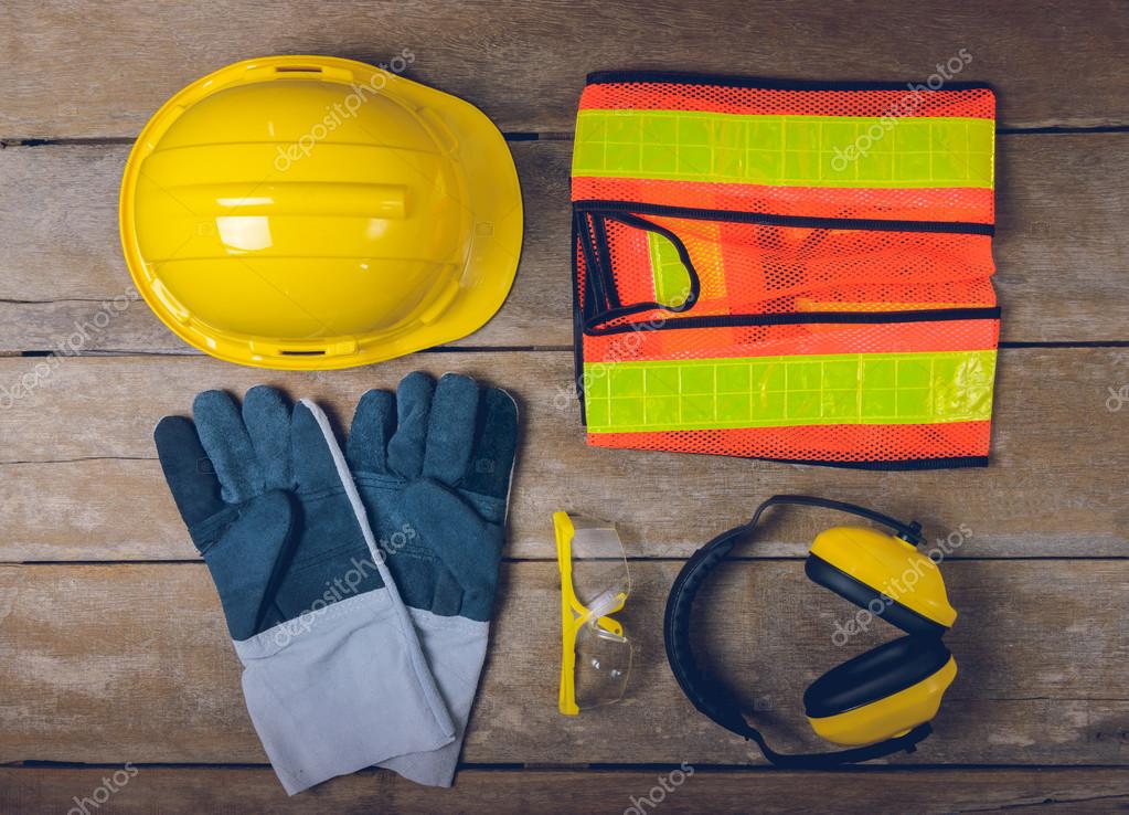 Standard construction safety equipment Stock Photo by ©sirastockid08 ...