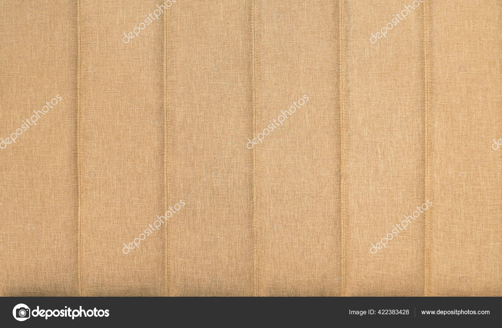 Texture Headboard Upholstered Beige Rough Fabric — Stock Photo ...