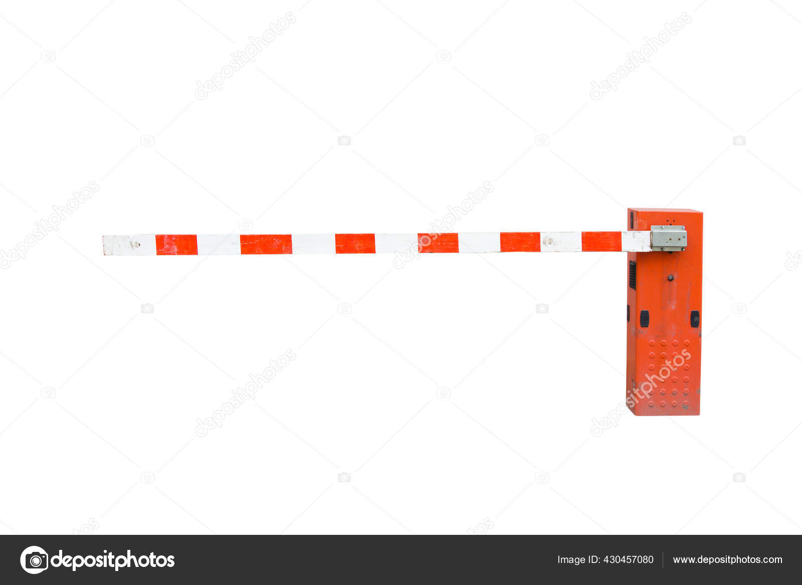 Boom Gate Isolated White Background Stock Photo by ©Wirestock 430457080