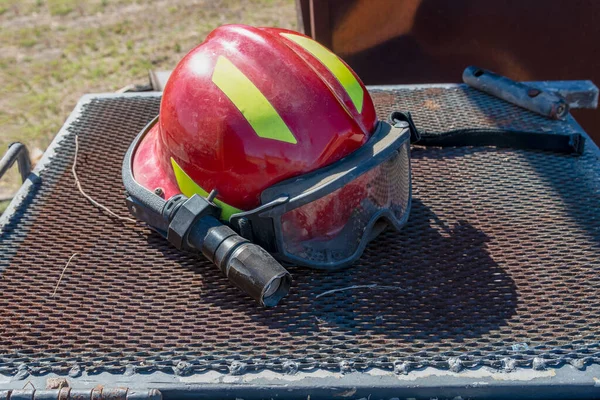 Firefighter helmet axes Stock Photos, Royalty Free Firefighter helmet ...