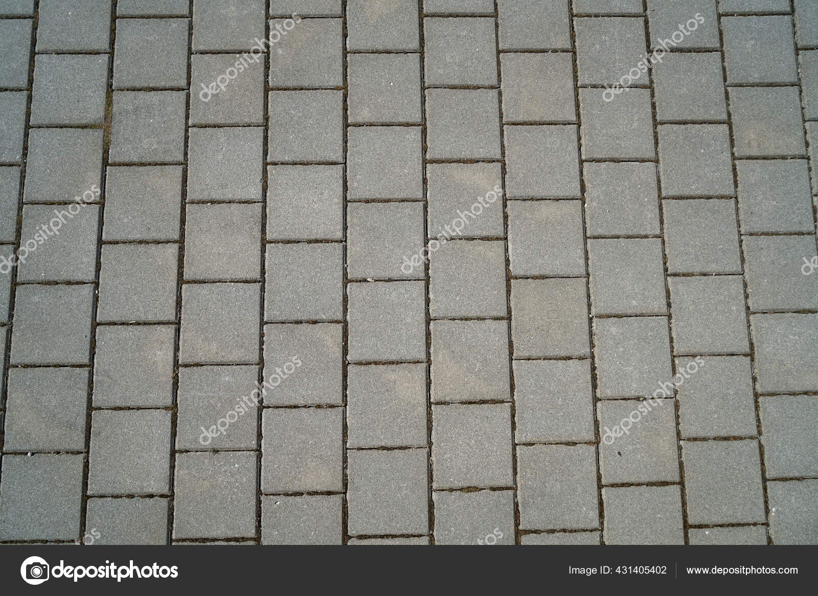 Closeup Square Tiled Pavement — Stock Photo © Wirestock #431405402