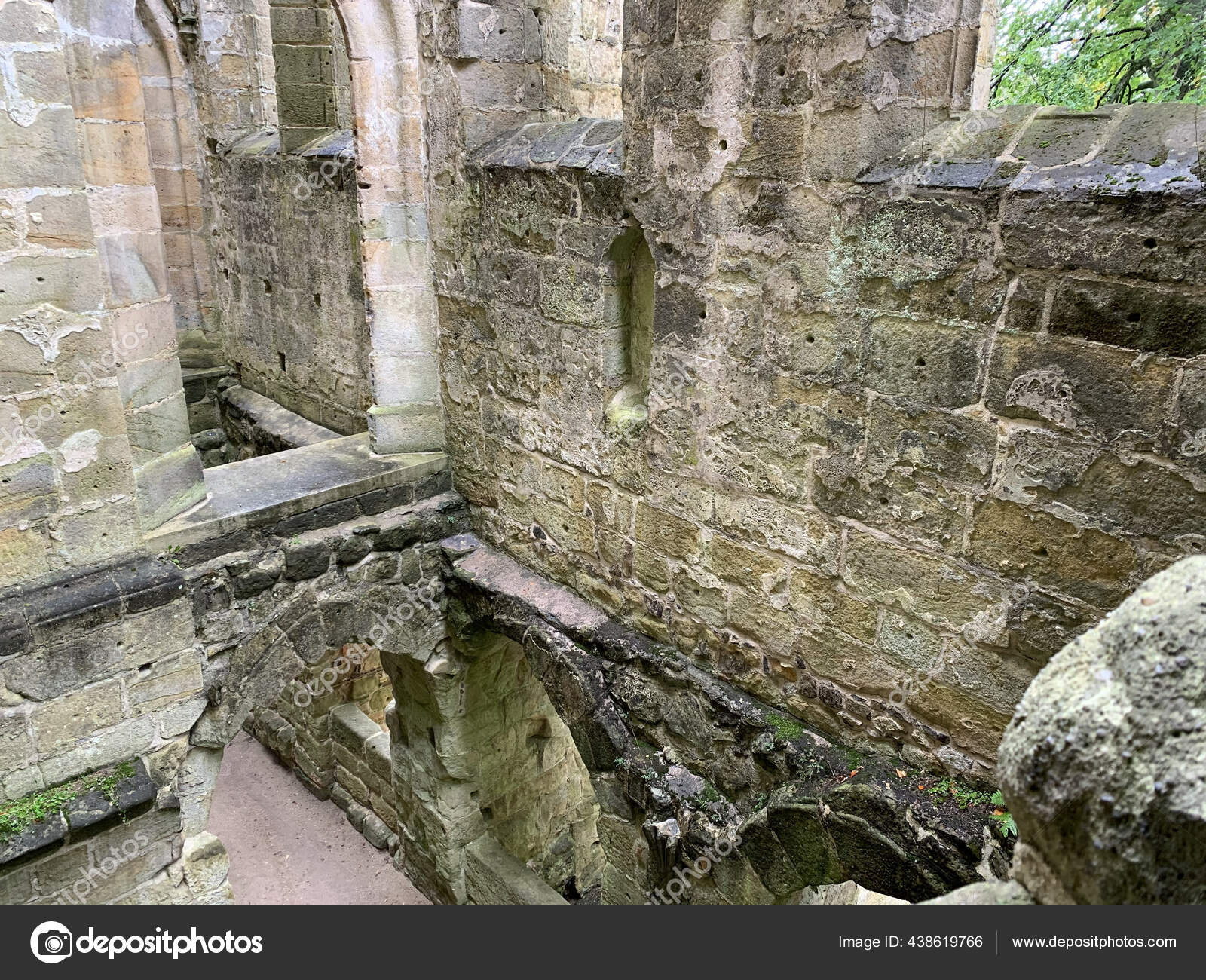 Vertical Shot Castle Ruins Stock Photo by ©Wirestock 438619766
