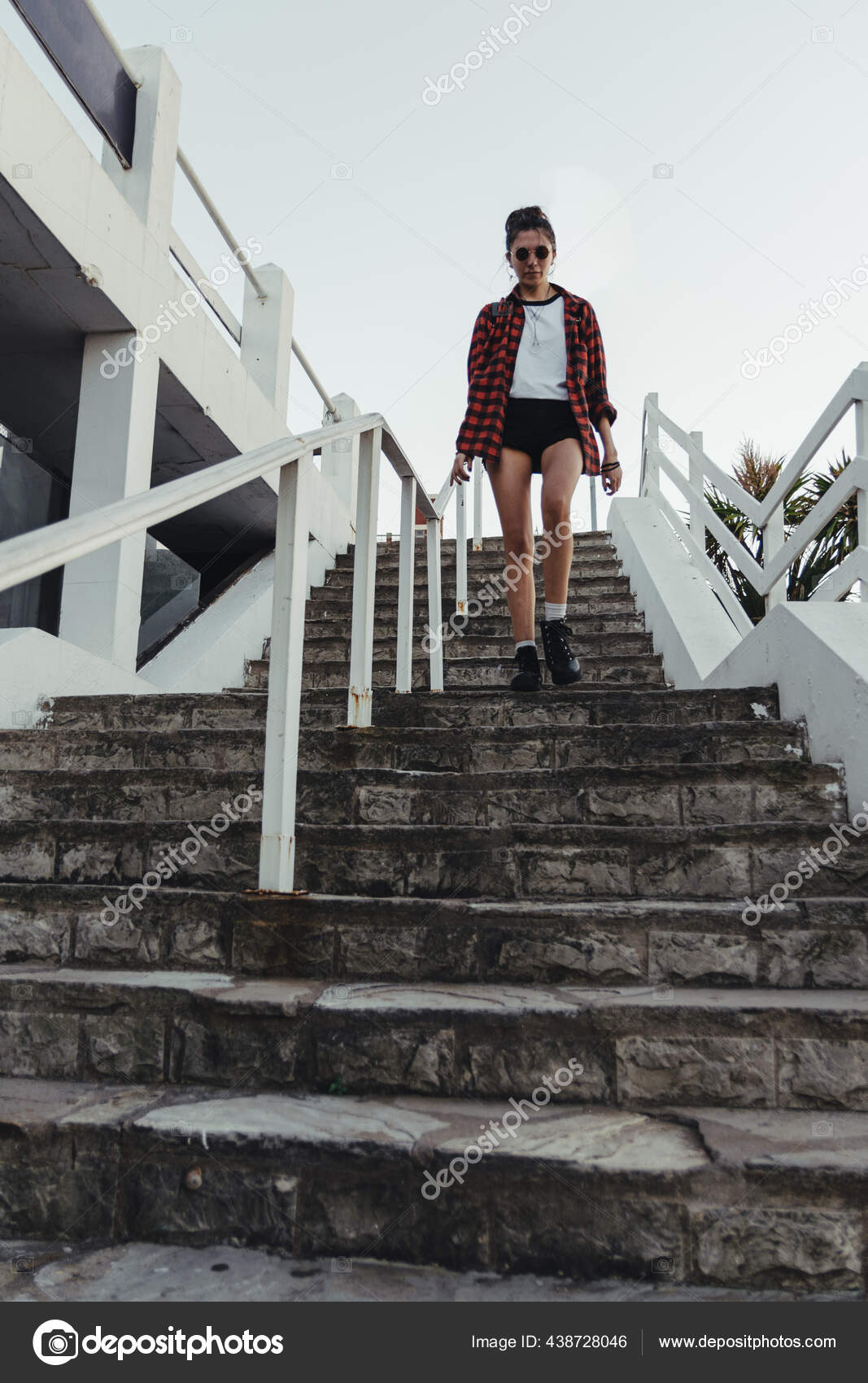 Low Angle Shot Of Woman