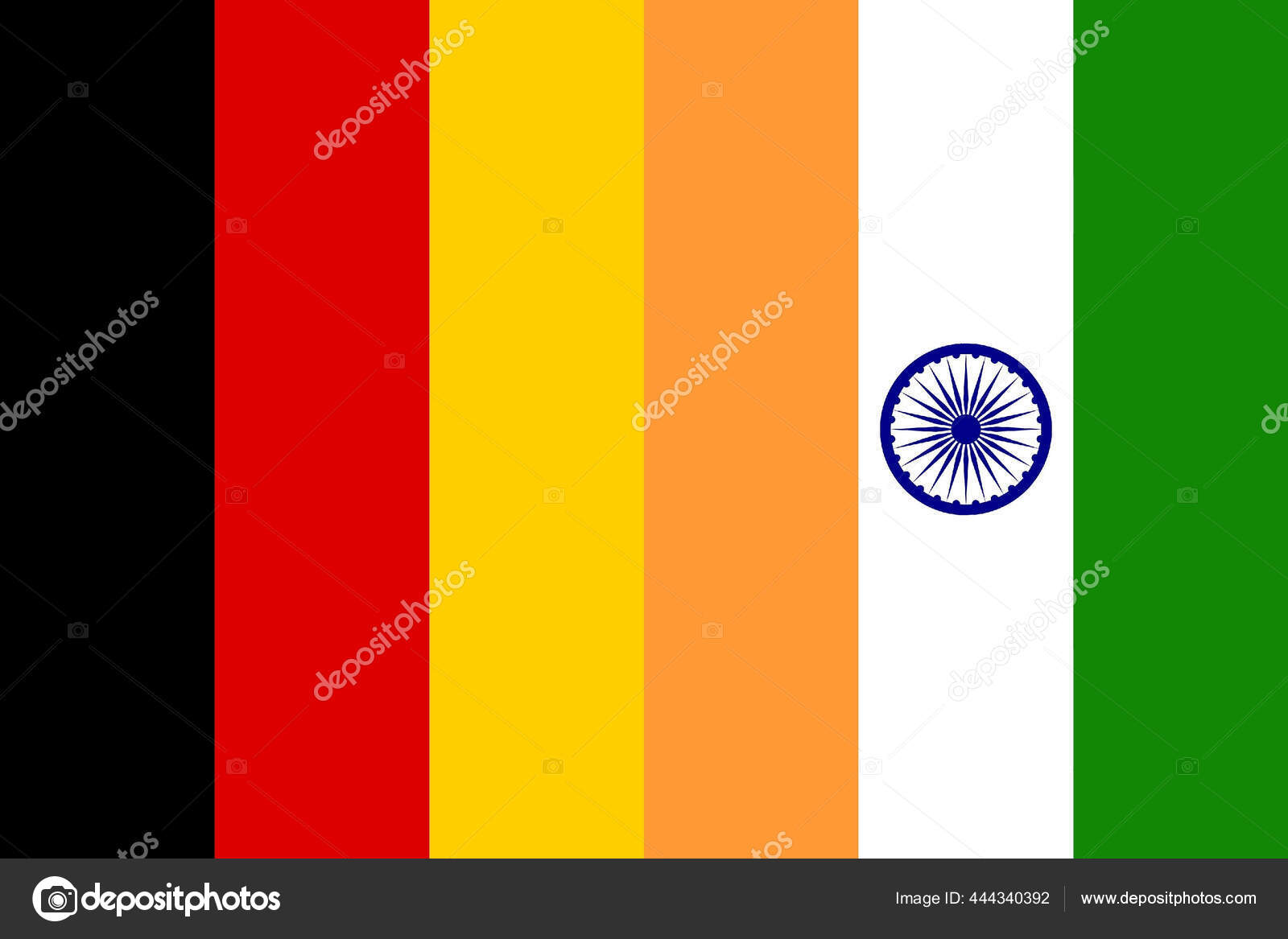 National Flags Icon Germany India — Stock Photo © Wirestock #444340392