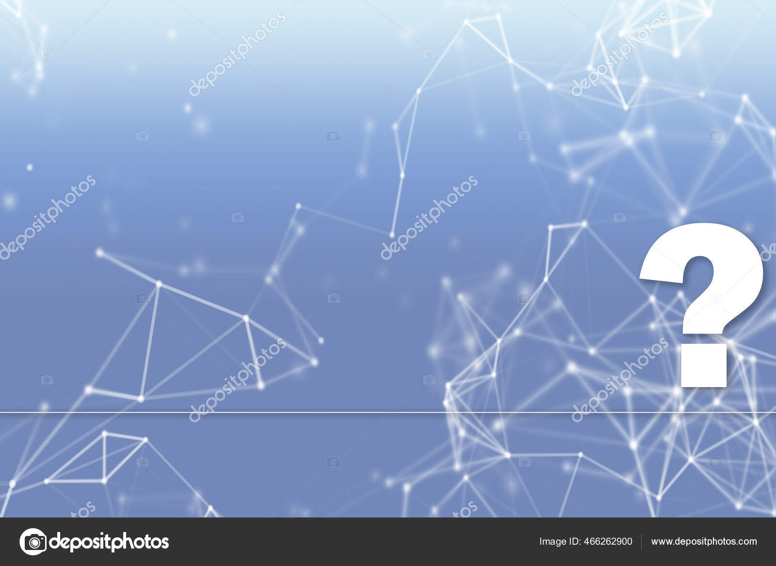 Question Mark Blue Background Constellations Stock Photo by ©Wirestock ...