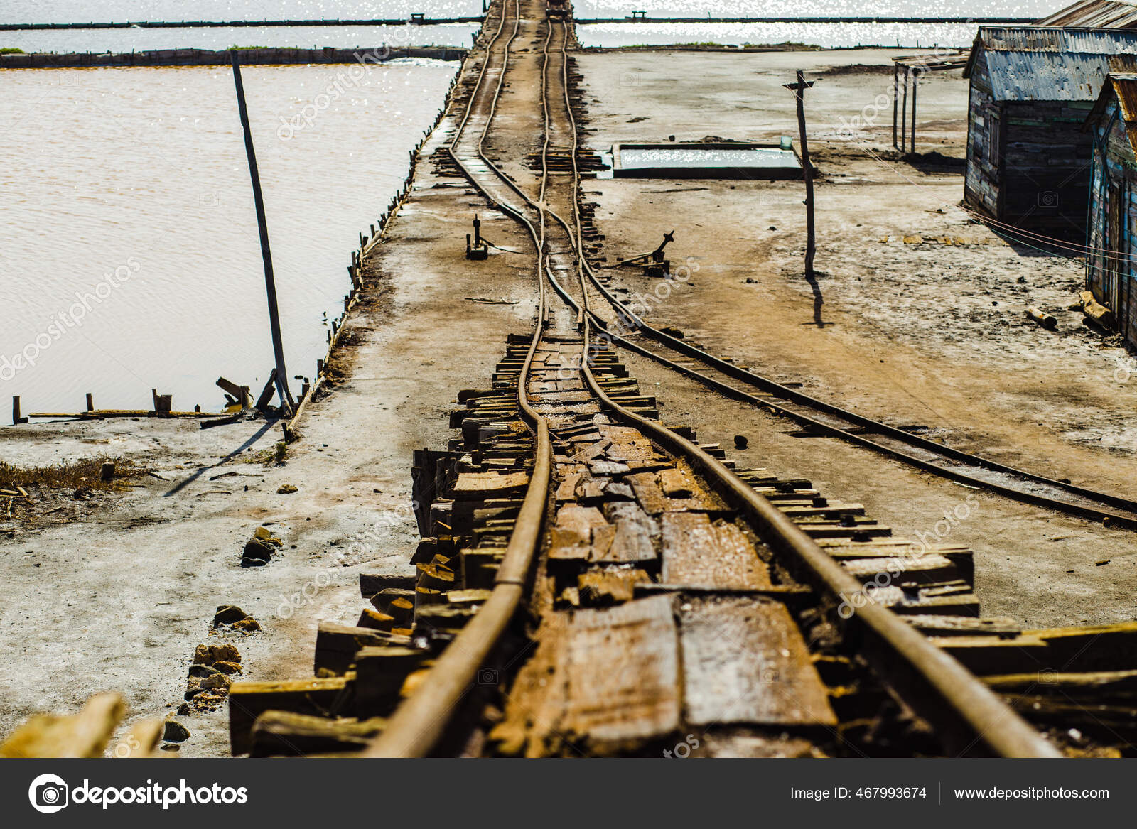 Shot Broken Railway Track Stock Photo by ©Wirestock 467993674