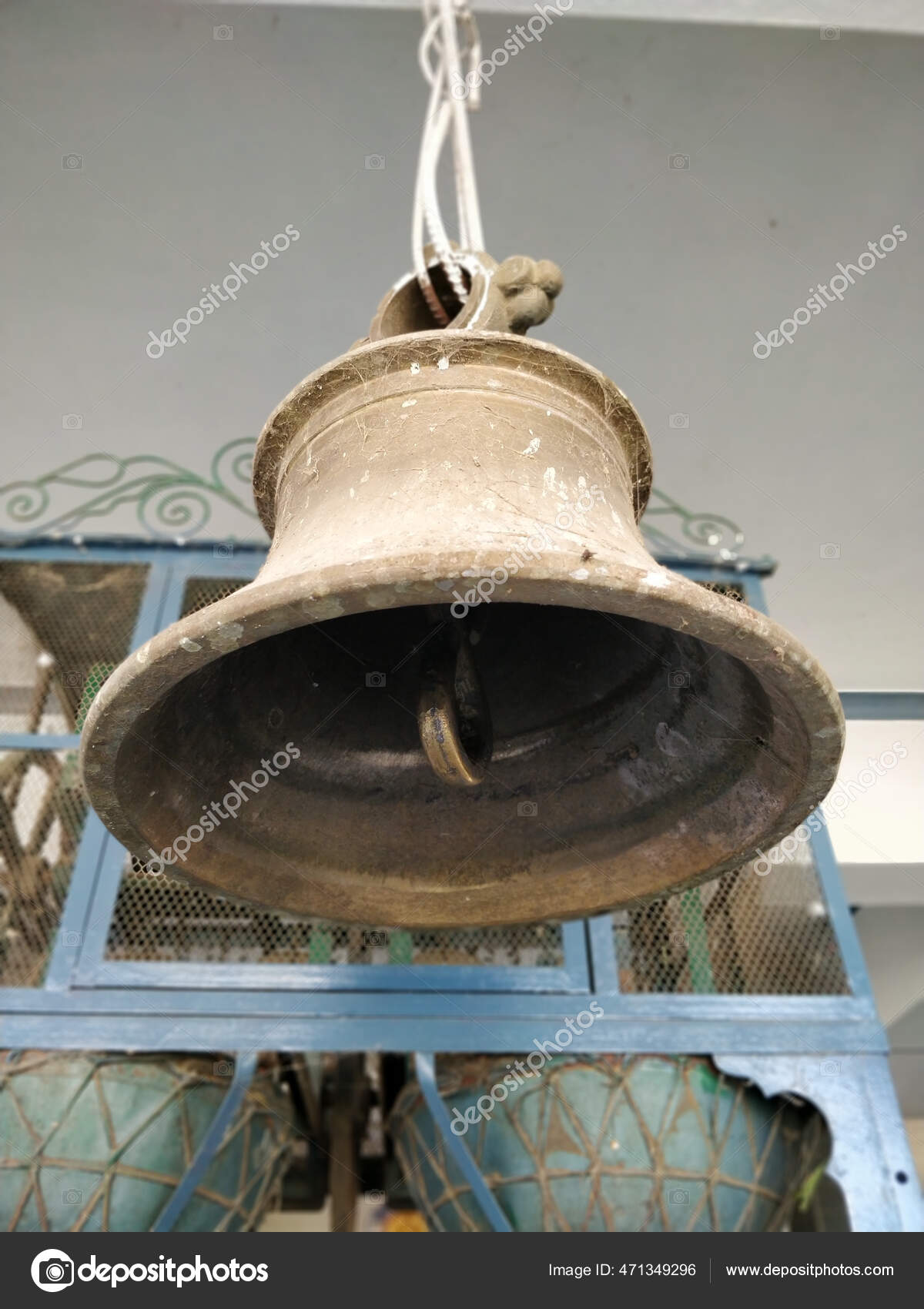Vertical Shot Bell Hindu Temple Rajasthan India — Stock Photo ...