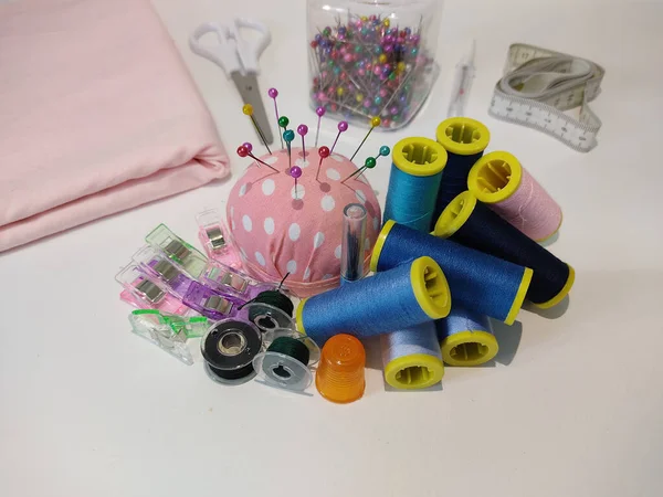 Sewing accessories Stock Photos, Royalty Free Sewing accessories Images ...