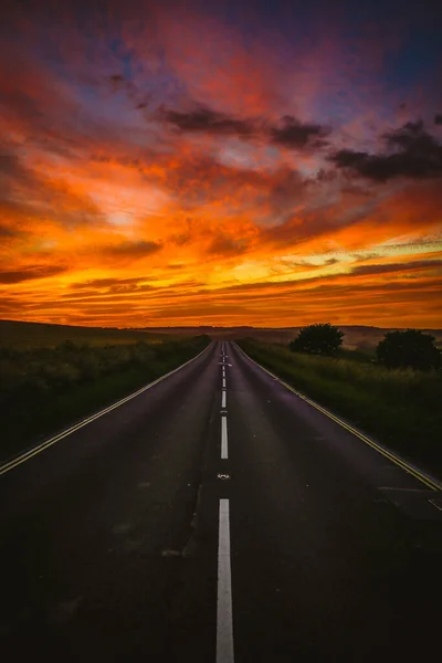Highway into sunset Stock Photos, Royalty Free Highway into sunset ...