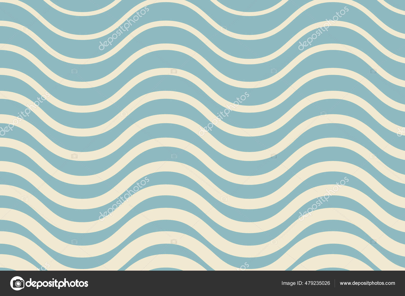Simple Wave Pattern Seamless Waves Simple Stock Illustrations