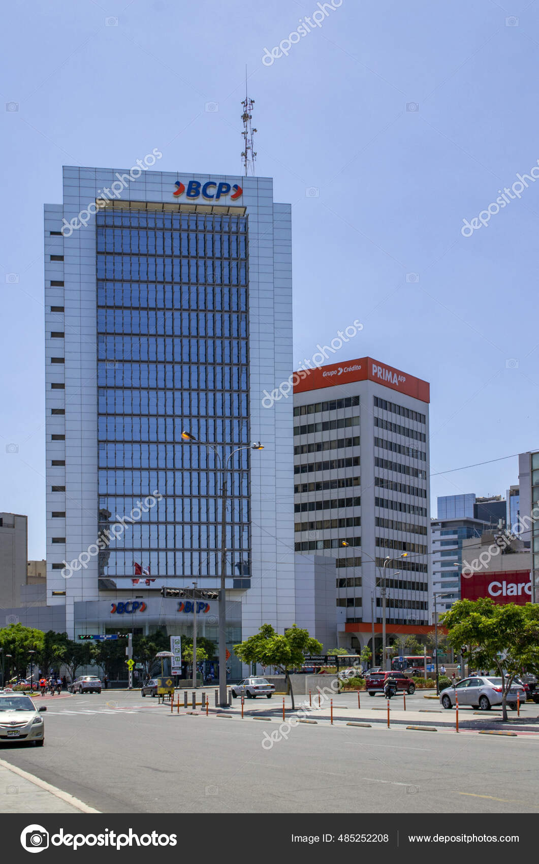 Lima Peru Mar 2021 Business Office Building Financial Center San ...