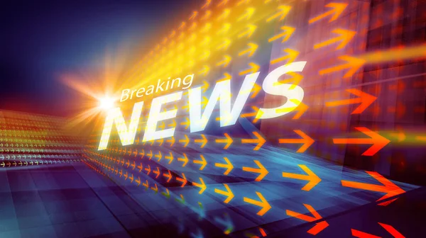 Rendering Graphical Digital News Background Arrows News Text Stock ...