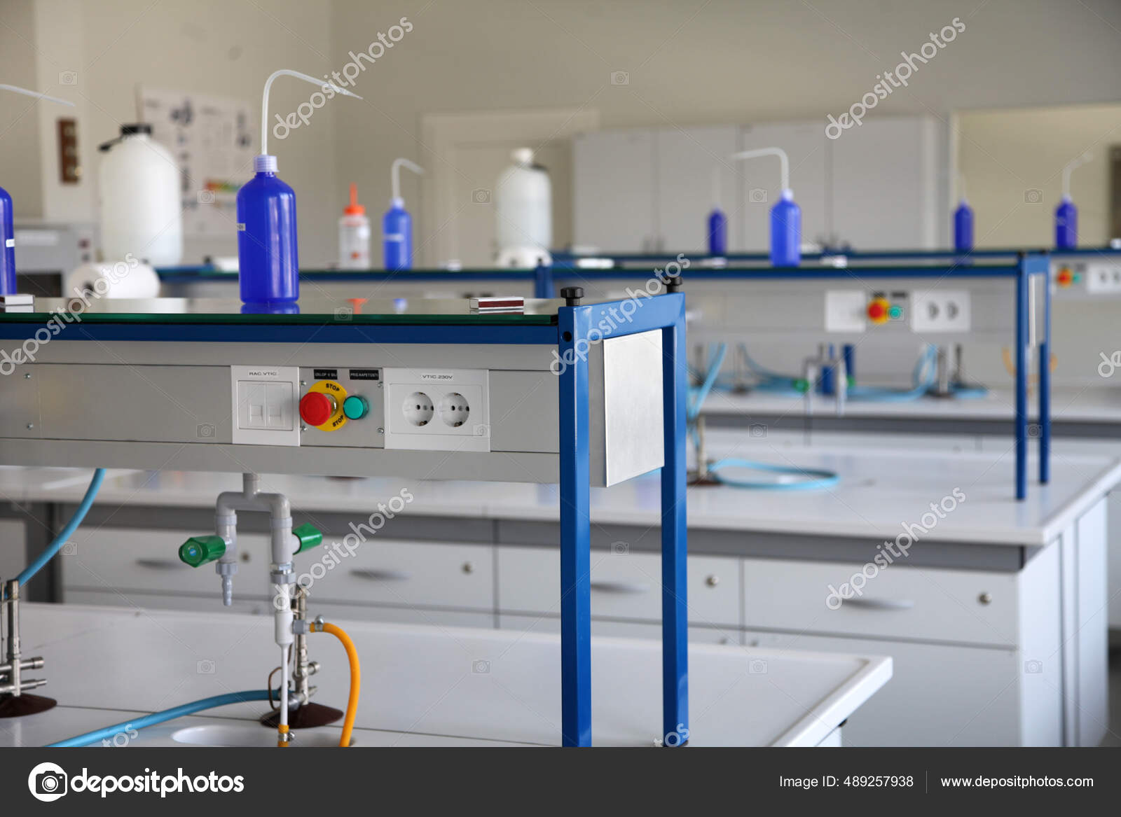 Different Medical Equipment Medical Laboratory — Stock Photo ...
