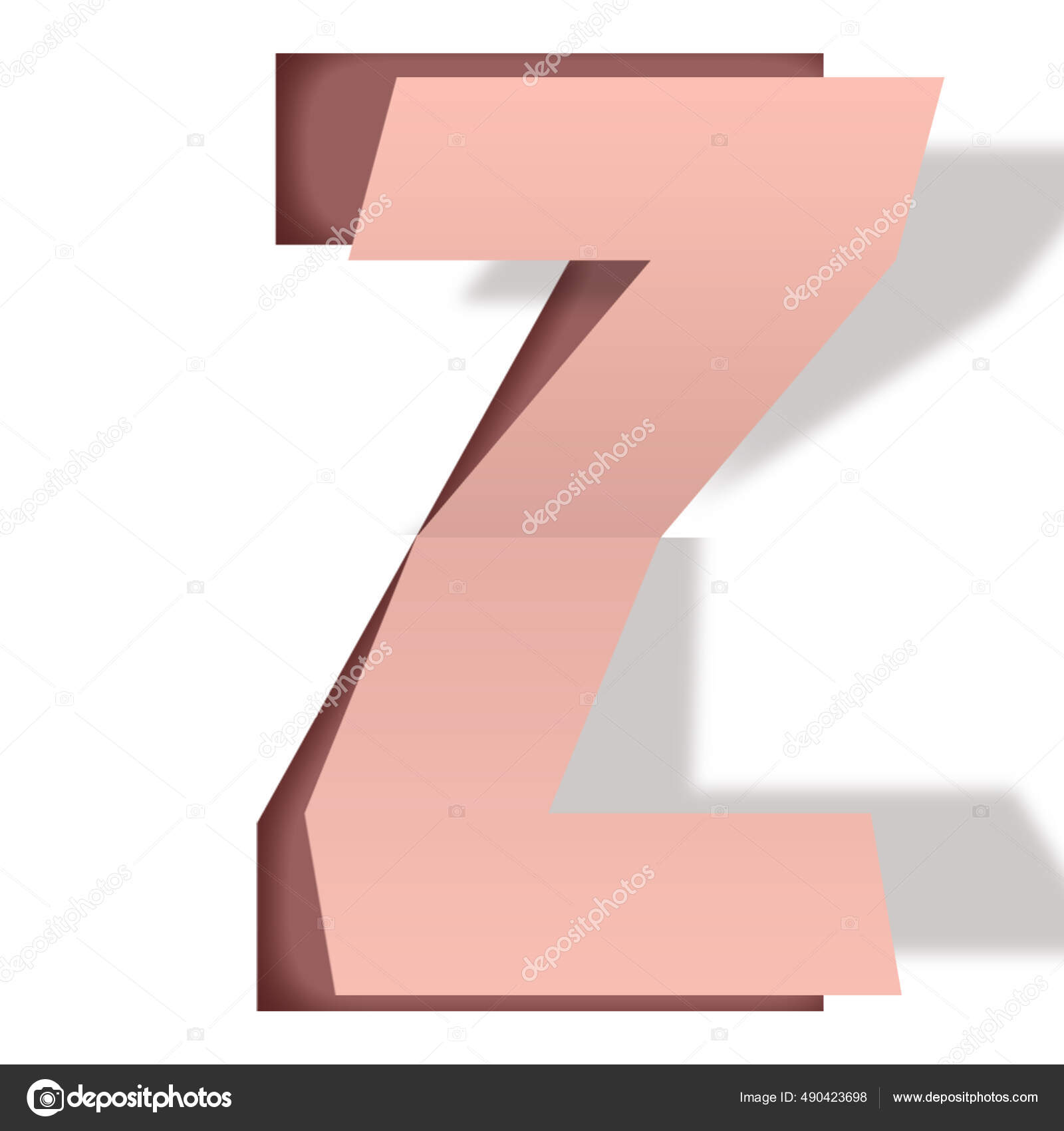 Alphabet Letter Design White Background — Stock Photo © Wirestock ...