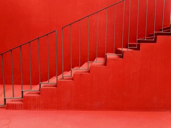 Red up arrow stairs Stock Photos, Royalty Free Red up arrow stairs ...