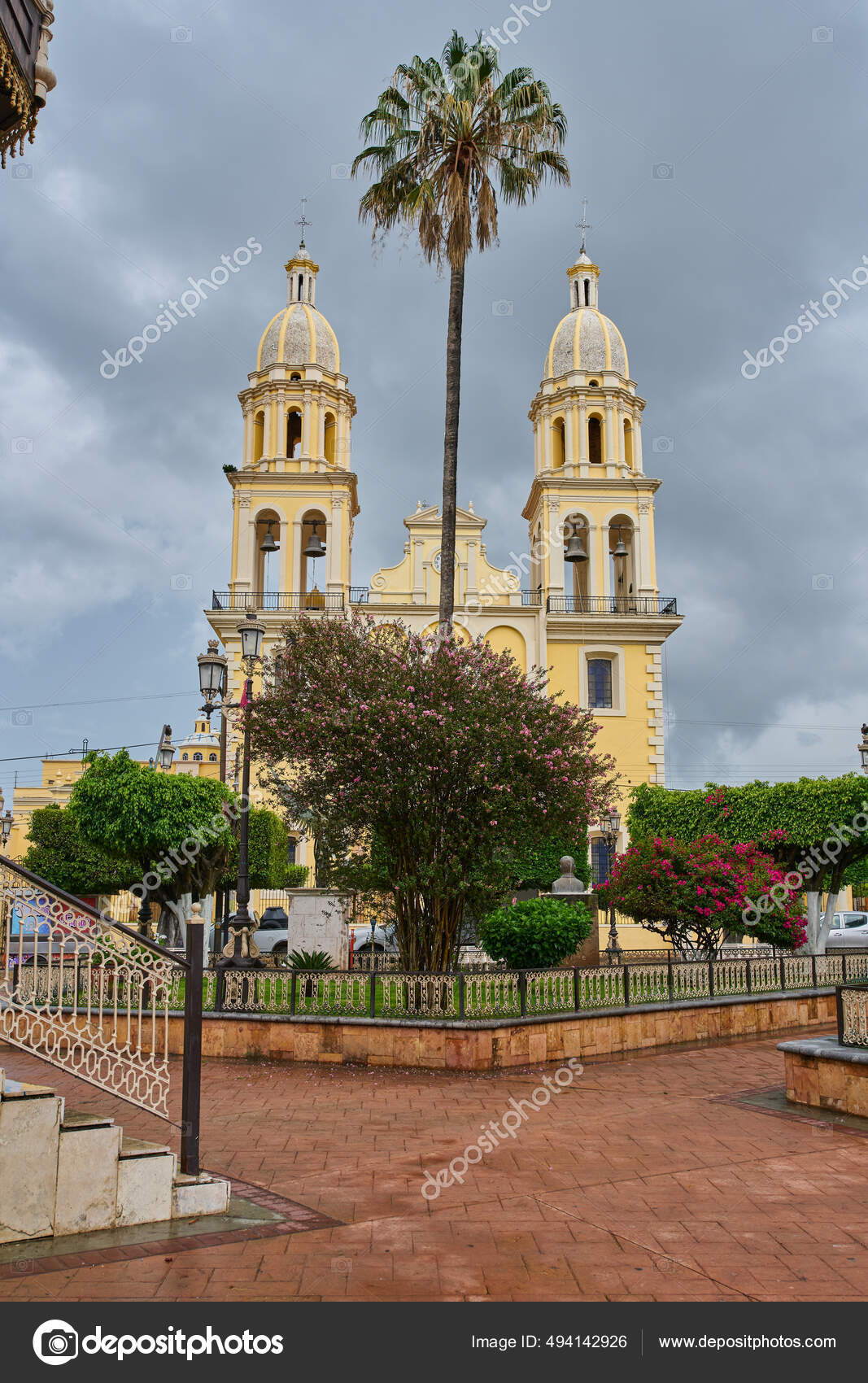 Union Tula Mexico Jun 2021 Main Garden Plaza Union Tula – Stock ...