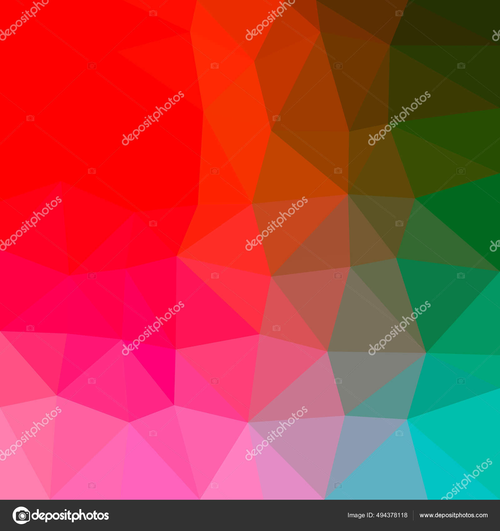 Colorful Gradient Background Different Triangles — Stock Photo ...