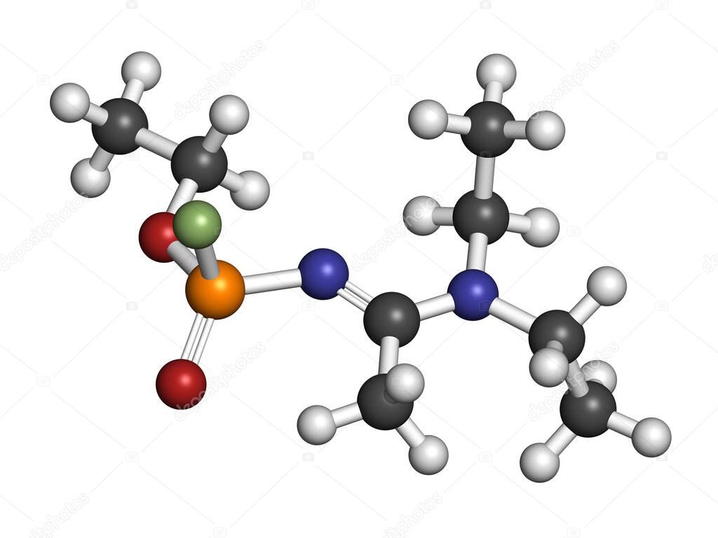 Agente novichok Molécula A-234, estructura química propuesta por ...