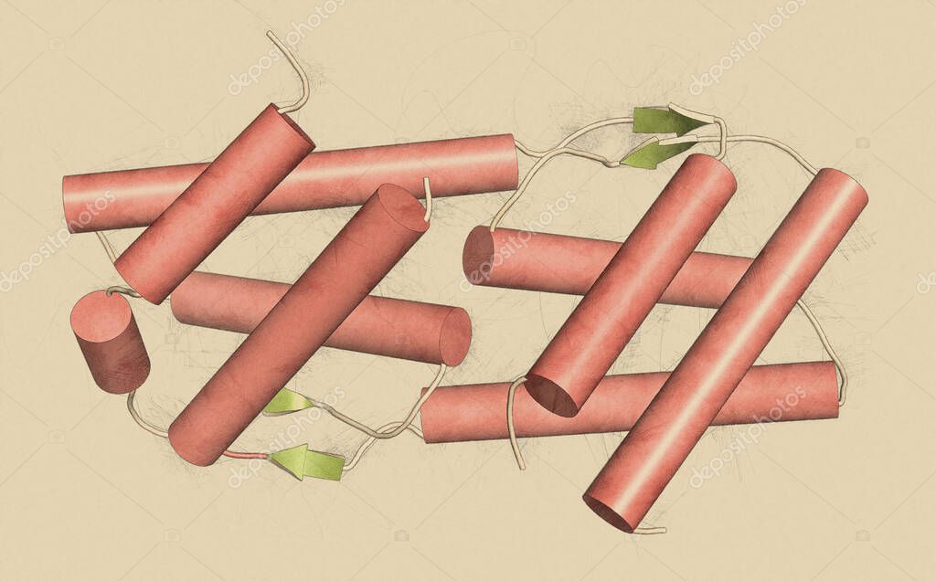 Interleucina 5 (IL-5) proteína de la citocina. Un anticuerpo monoclonal ...