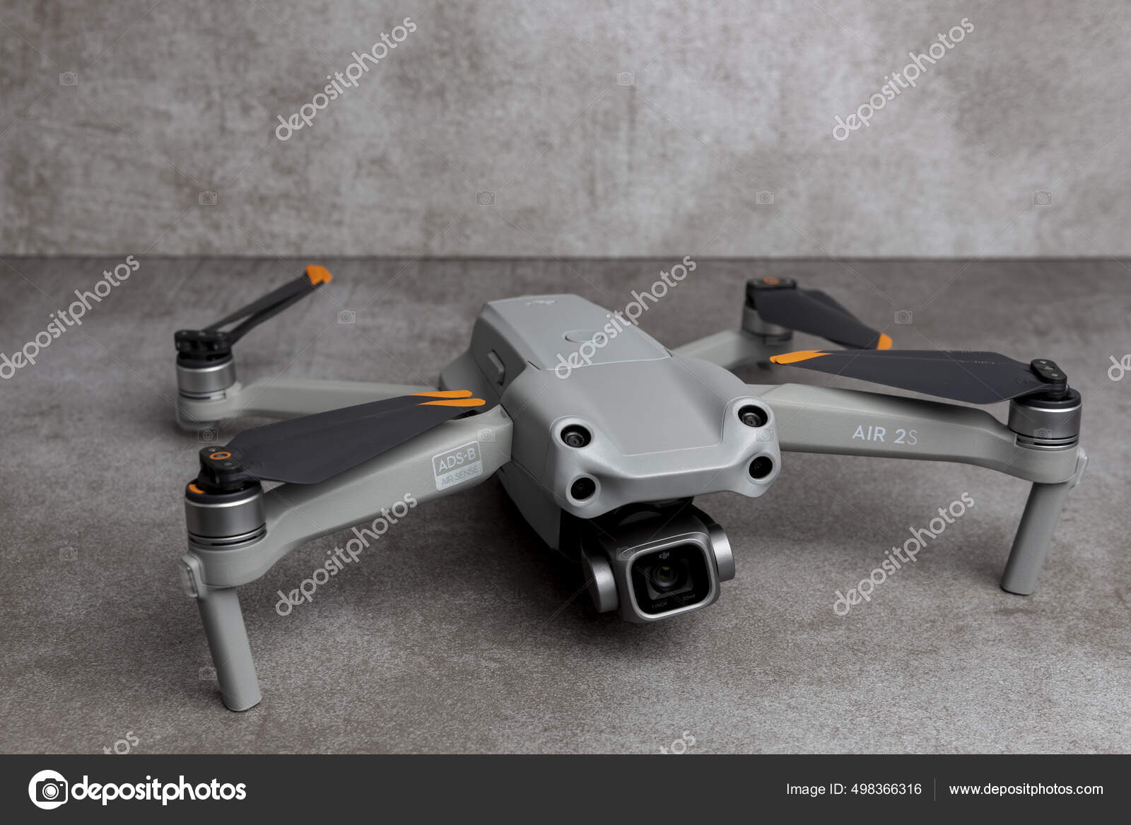 Zutphen Netherlands Aug 2021 Dji Quadcopter Air Drone Folded Props ...