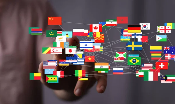 Interconnected world Stock Photos, Royalty Free Interconnected world ...