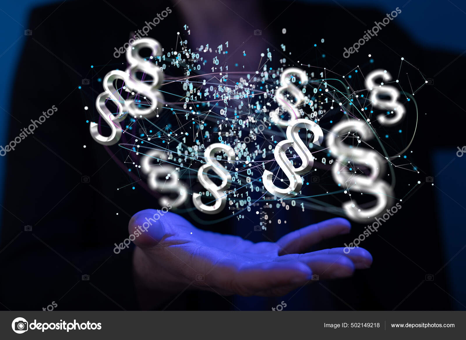 Digital Illustration Floating Law Signs Hand — Stock Photo © Wirestock ... Digital Illustration Floating Law Signs Hand — Stock Photo © Wirestock ...