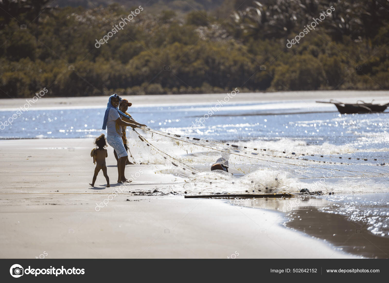 Bacolod Philippines Mar 2019 Filipino Fishing Village Coast Local ...