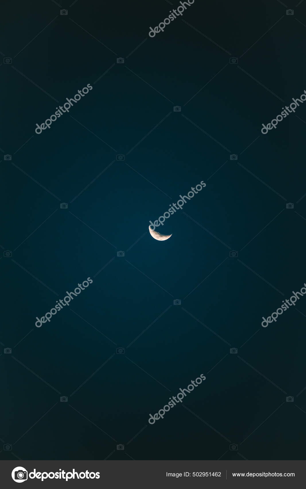 Vertical Shot Moon Dark Black Sky Night — Stock Photo © Wirestock ...